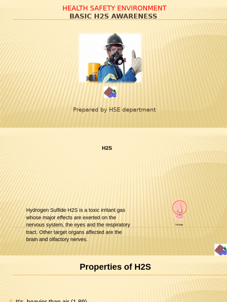 H2S Awareness | PDF | Clinical Medicine | Diseases And Disorders