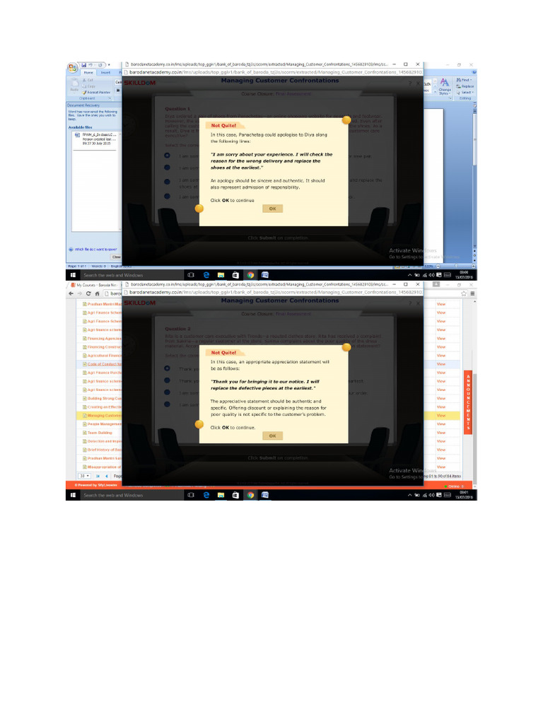 customer confrontation | PDF