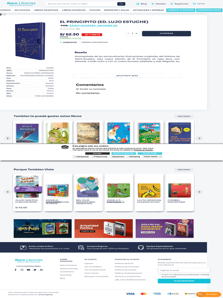 El Principito - Ibero Librerias | PDF | El Principito | Cookie HTTP