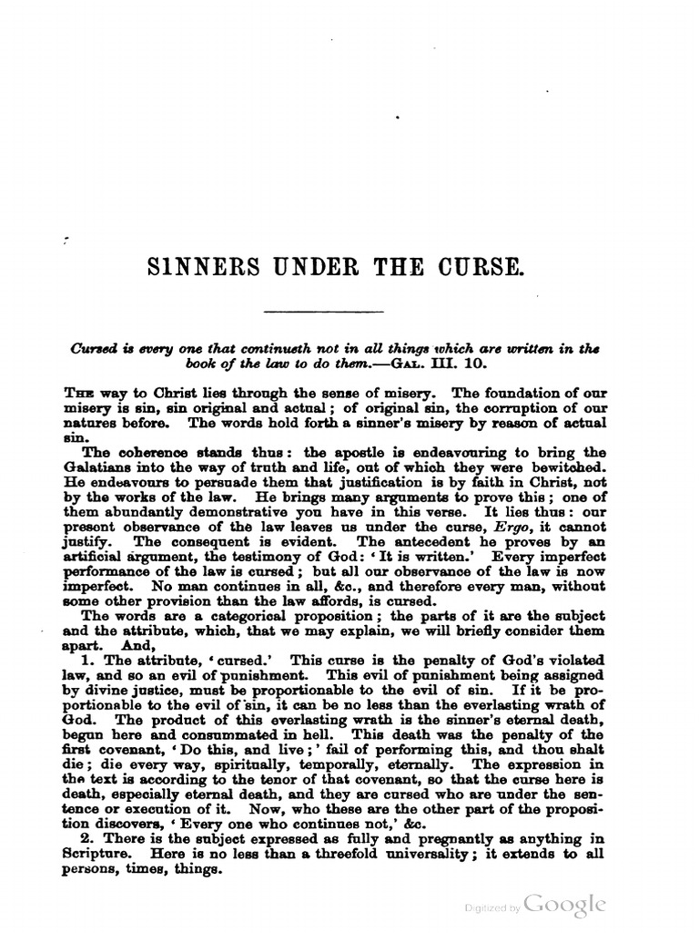 [DC] Sinners Under the Curse | PDF