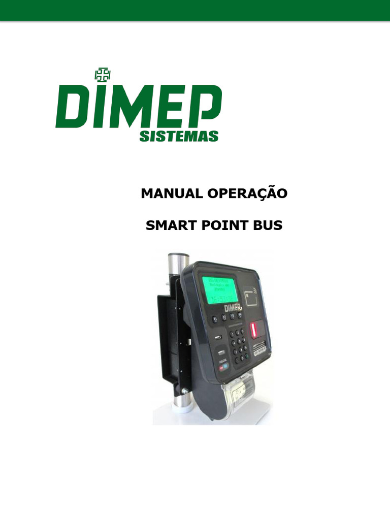 Manual_Operação_SmartPoint_Bus_Rev.01 | PDF | Criptografia | 3G