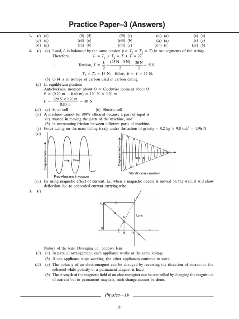 Practice Paper 3 | PDF