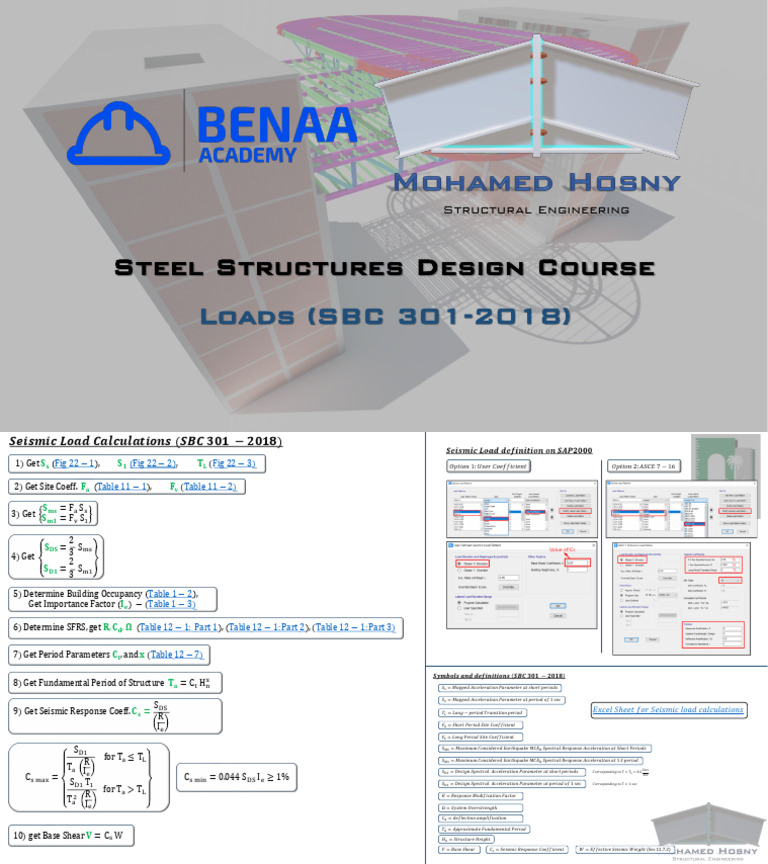 03d - Seismic Loads (SBC 301-2018, ASCE 7-16) | PDF