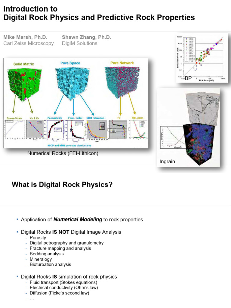 Digital Rock Physics Overview | PDF | Permeability (Earth Sciences ...
