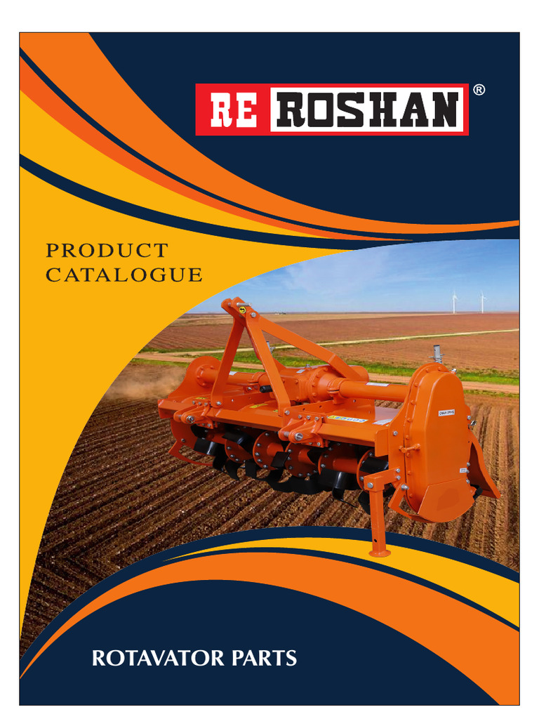 Rotavator Parts and Components Catalogue | PDF | Gear | Nut (Hardware)