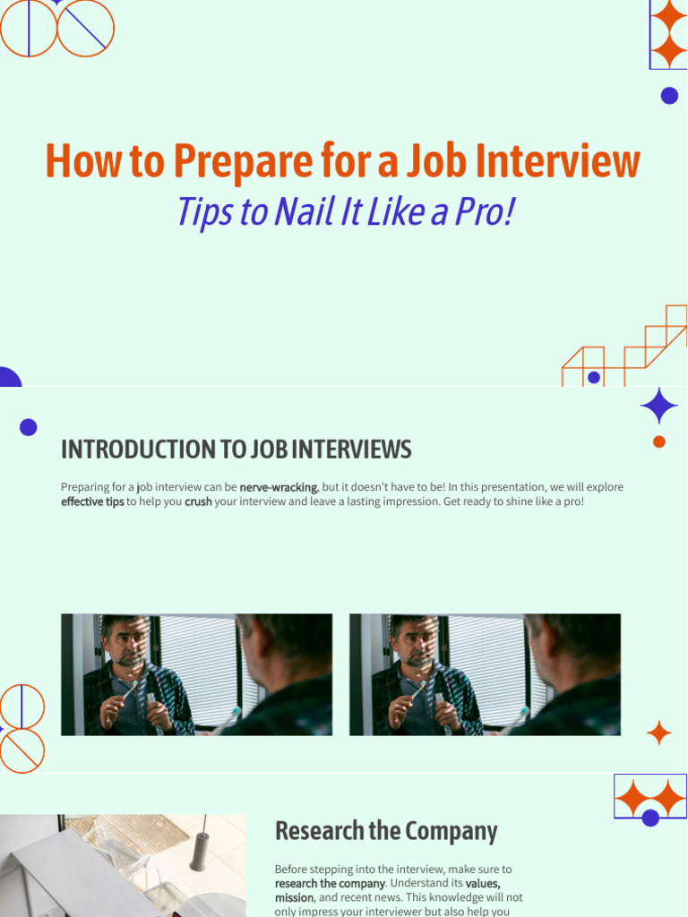 How To Prepare For A Job Interview | PDF