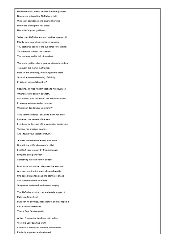 Diancastra's Divine Challenge | PDF | Dungeons & Dragons