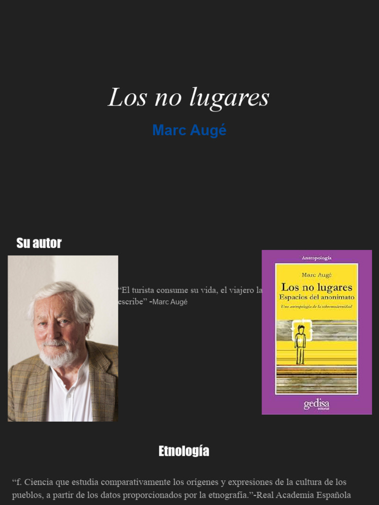 Los No Lugares | PDF