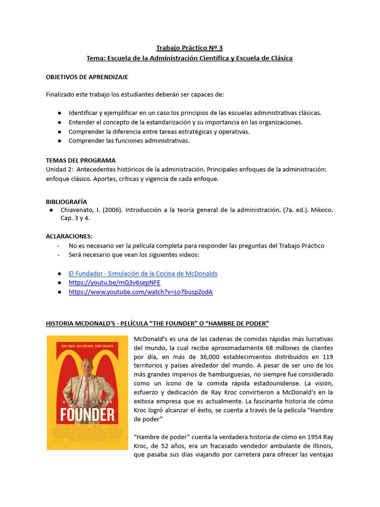 TP Administracion 1er Año | PDF