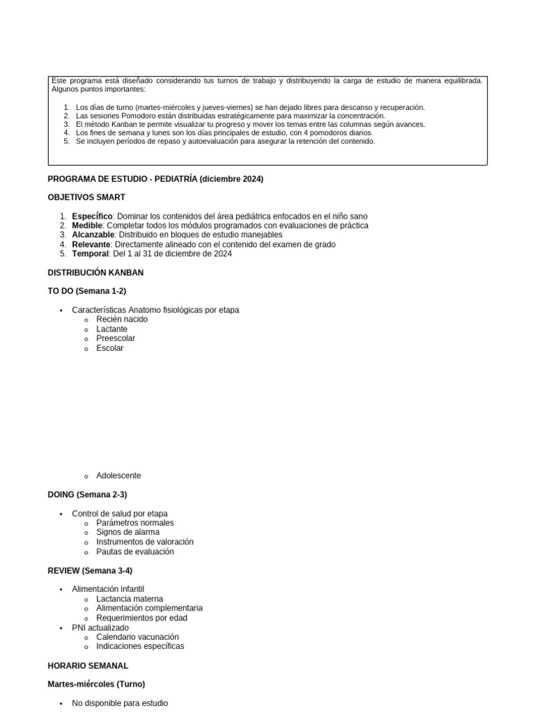 Programa de Estudio | PDF