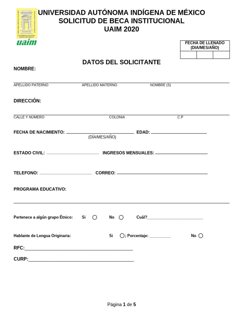 Solicitud Eas | PDF | Doctorado