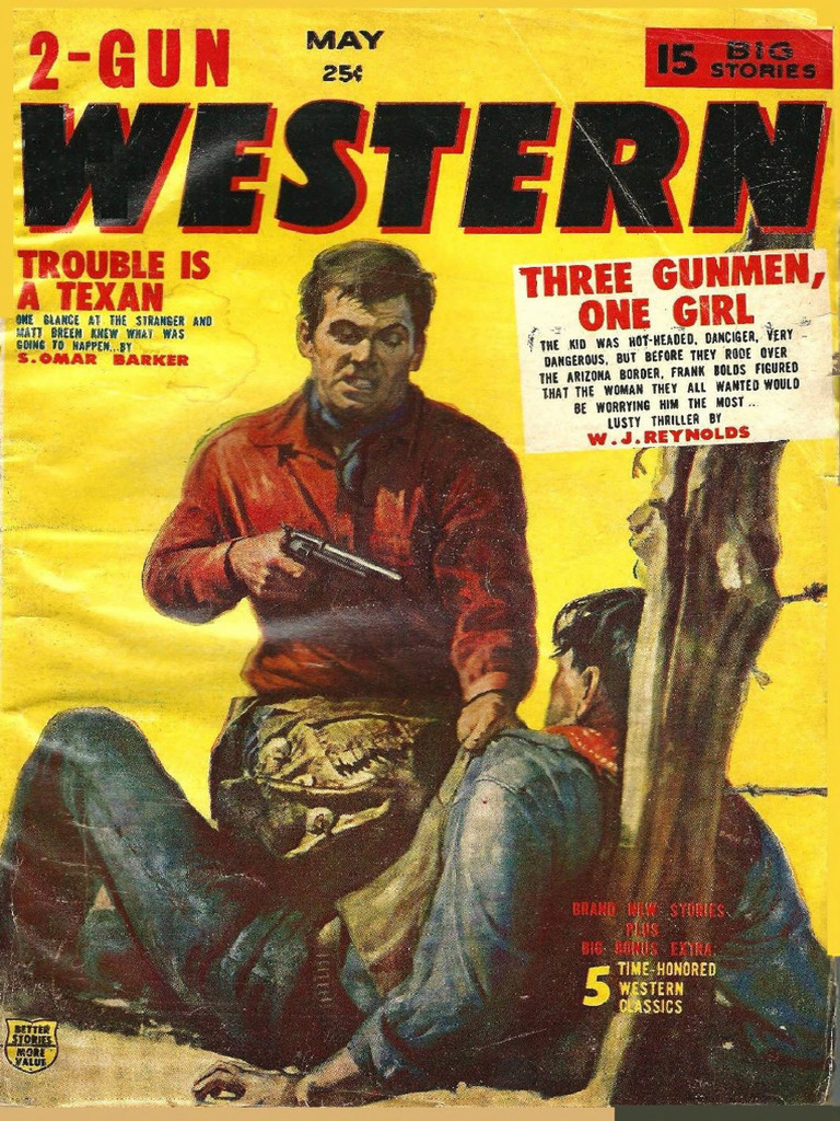 2-Gun Western - May 1956 | PDF | Cowboys