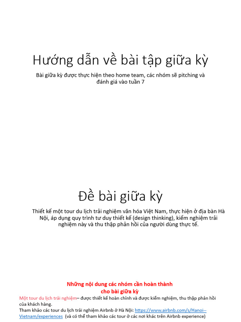 Huong Dan Thu Thach Giua Ky | PDF