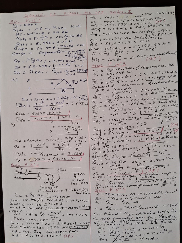 Solucionario Ex Final C Ii 2024-1 - 241212 - 200930 | PDF