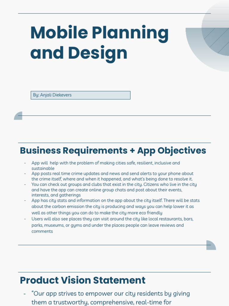 Mobile App Design | PDF | Mobile App | Ios