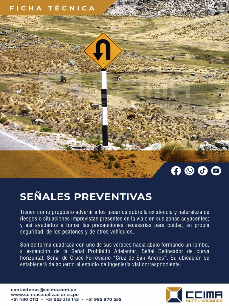 4.1.1. F.T Señal Preventiva Retrorreflectiva DG3 | PDF