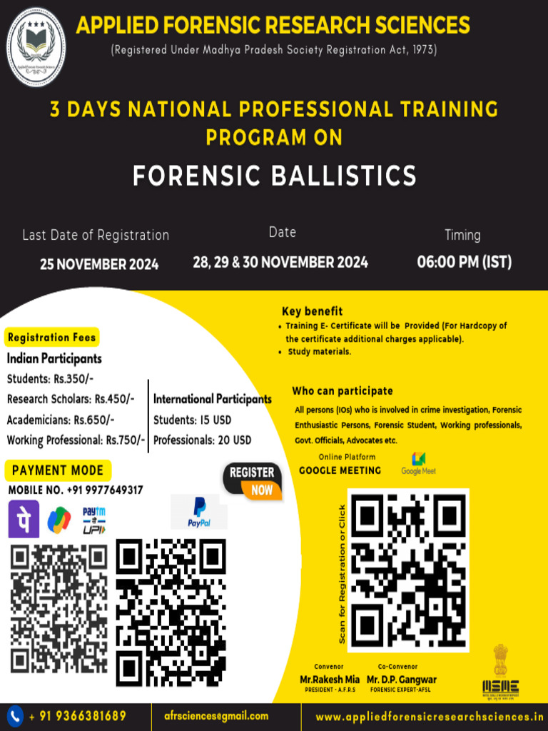 Forensic Ballistics - 20241123 - 202331 - 0000 | PDF | Forensic Science