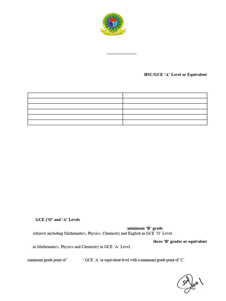 Mist circular | PDF | University And College Admission | Educational Stages