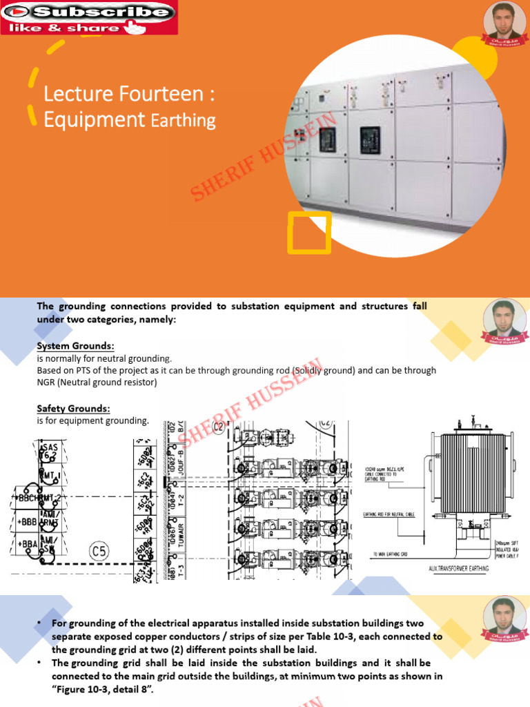 Equipment Earthing in Substations | PDF | Electrical Substation ...