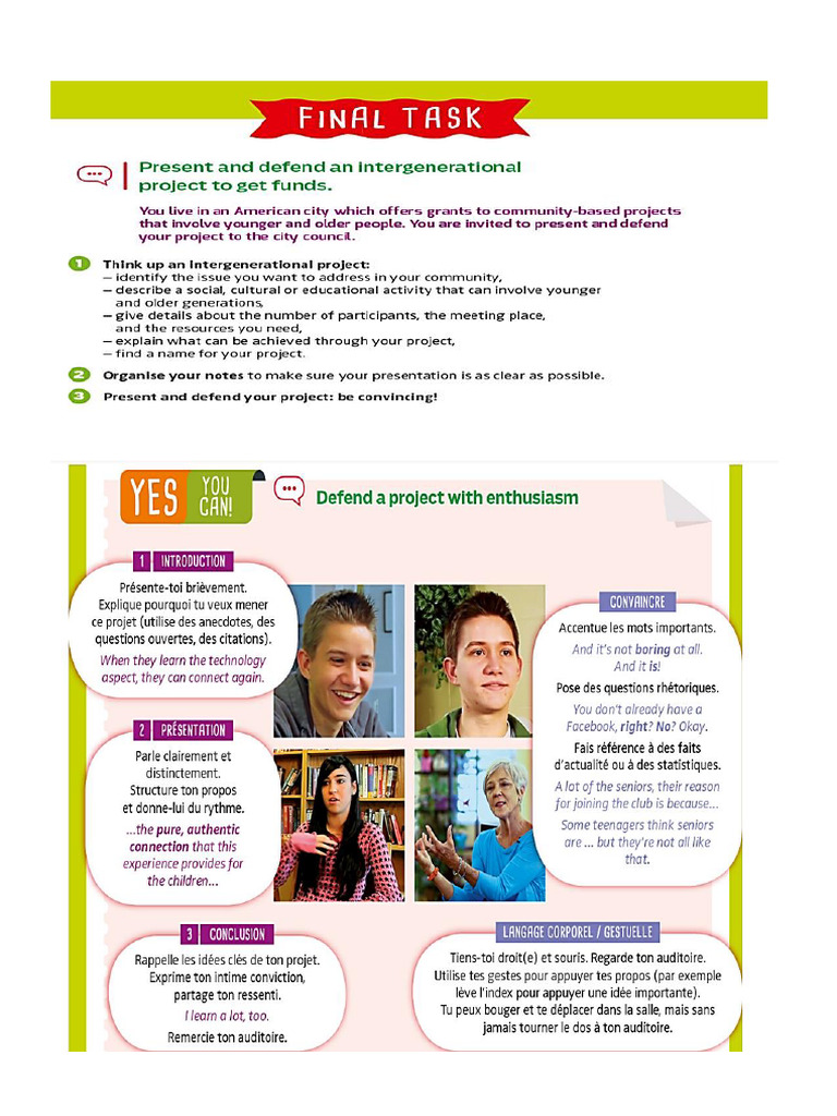 Final Task Consignes | PDF