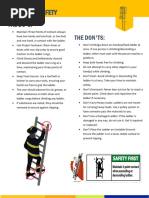 3 Points Contact | PDF | Ladder | Safety