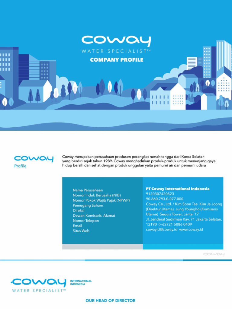 Coway-Company-profile-NEW | PDF