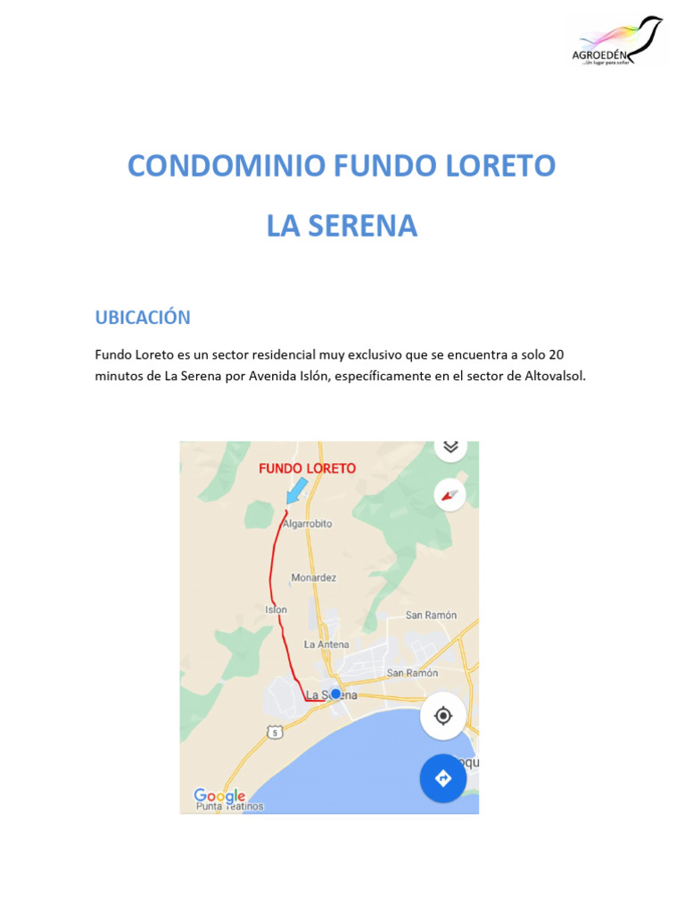 Fundo Loreto La Serena | PDF