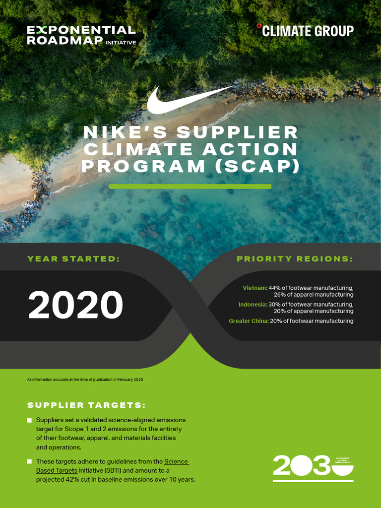 Climate Group 22740 CG Exponential Roadmap Case Study Nike v5 | PDF ...