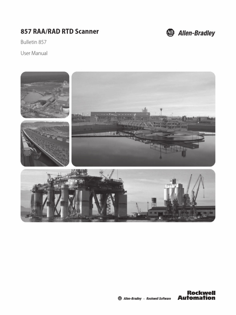 857 RAA/RAD RTD Scanner: Bulletin 857 User Manual | PDF | Network ...