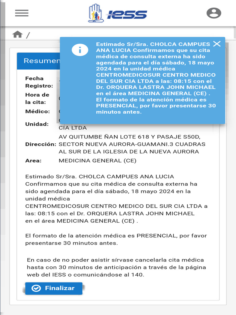 Instituto Ecuatoriano de Seguridad Social | PDF