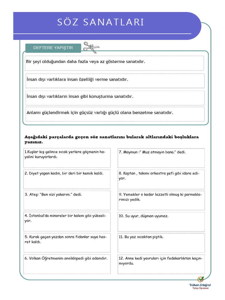Söz Sanatlari | PDF