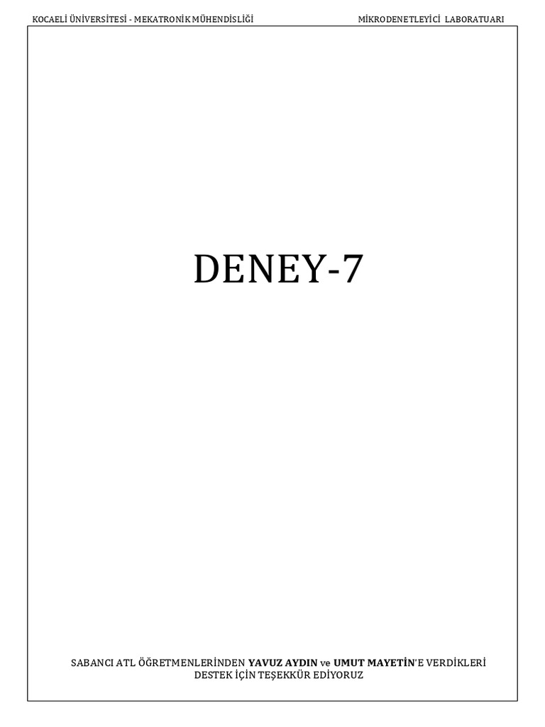 fd273 - Deney 7 Adc 959 | PDF
