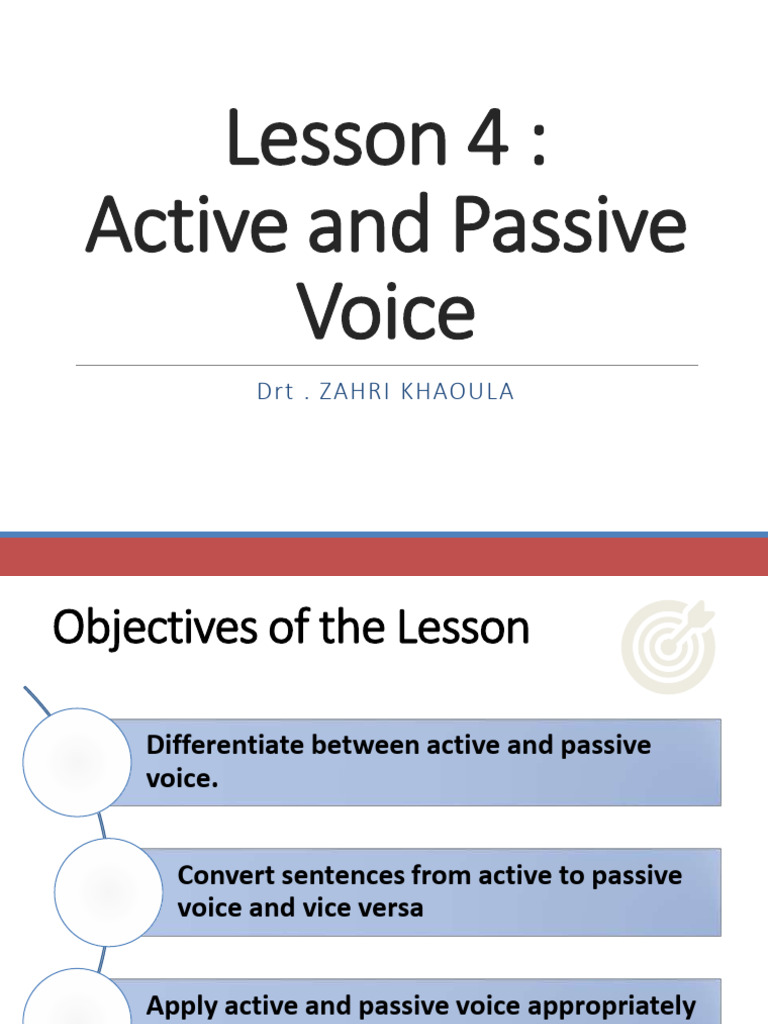 Active vs. Passive Voice in Writing | PDF | Perfect (Grammar ...