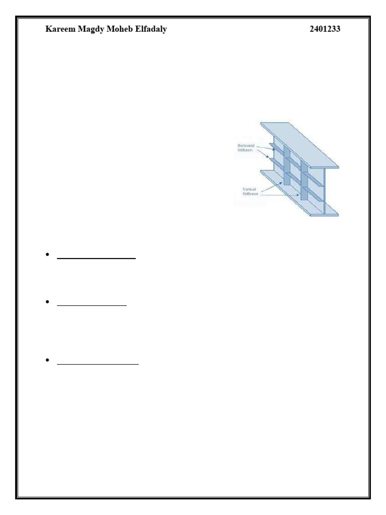 Assignment 1 Kareem Magdy Moheb - 2401233 | PDF | Buckling | Strength Of Materials