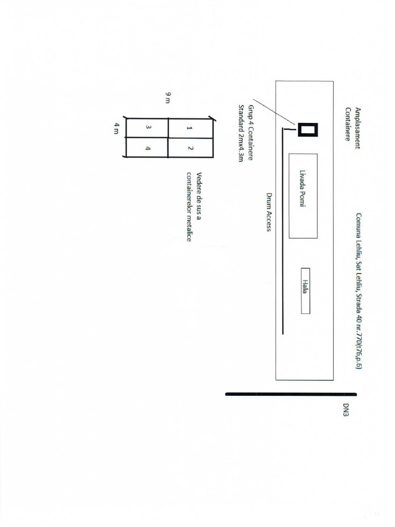 schita amplasament punct de lucru ptr sabicafe | PDF