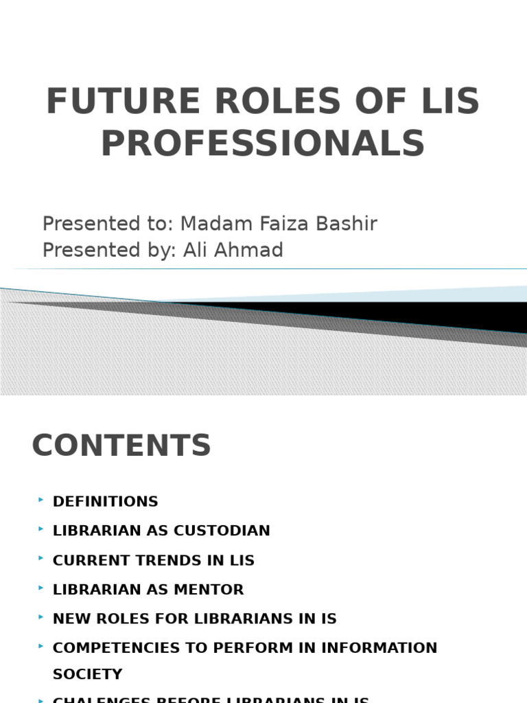 Librarians From Custodian To Mentor and Role of | PDF | Libraries | Librarian