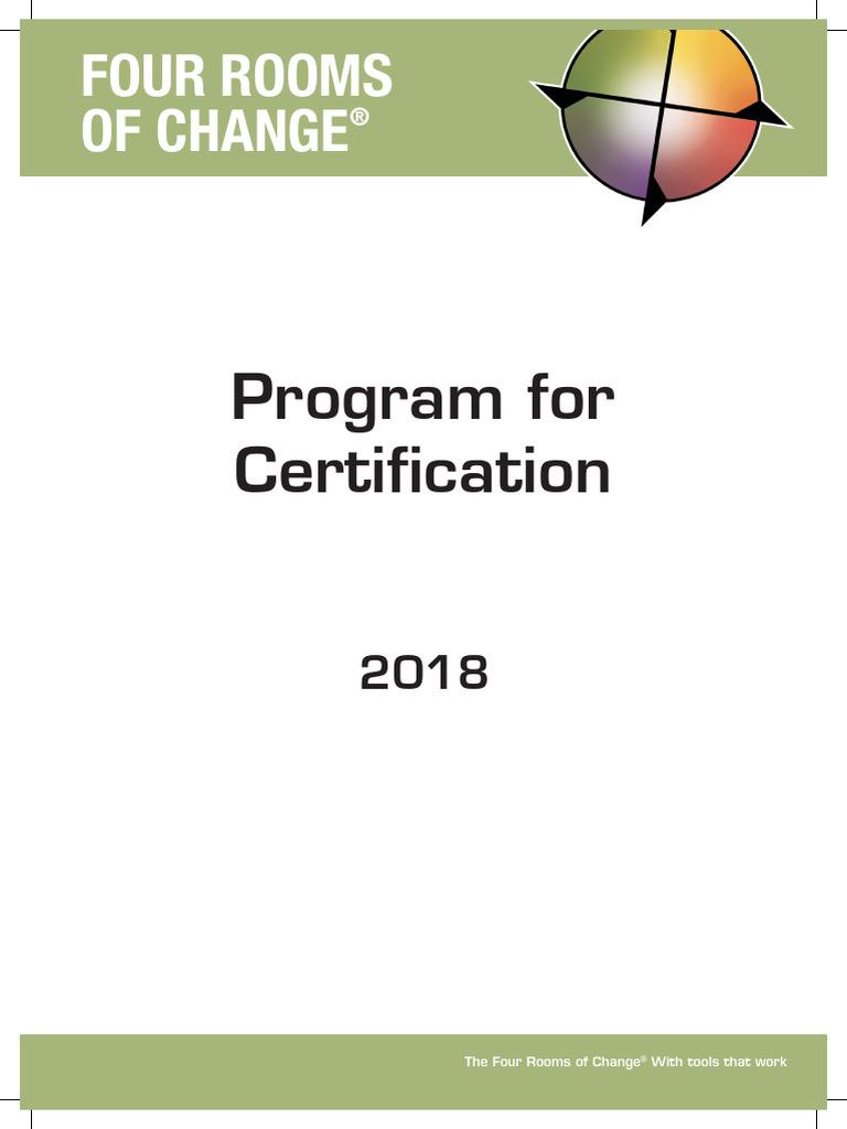Cetiri Sobe Promjene Program Certifikacije 2018 | PDF | Theory | Business