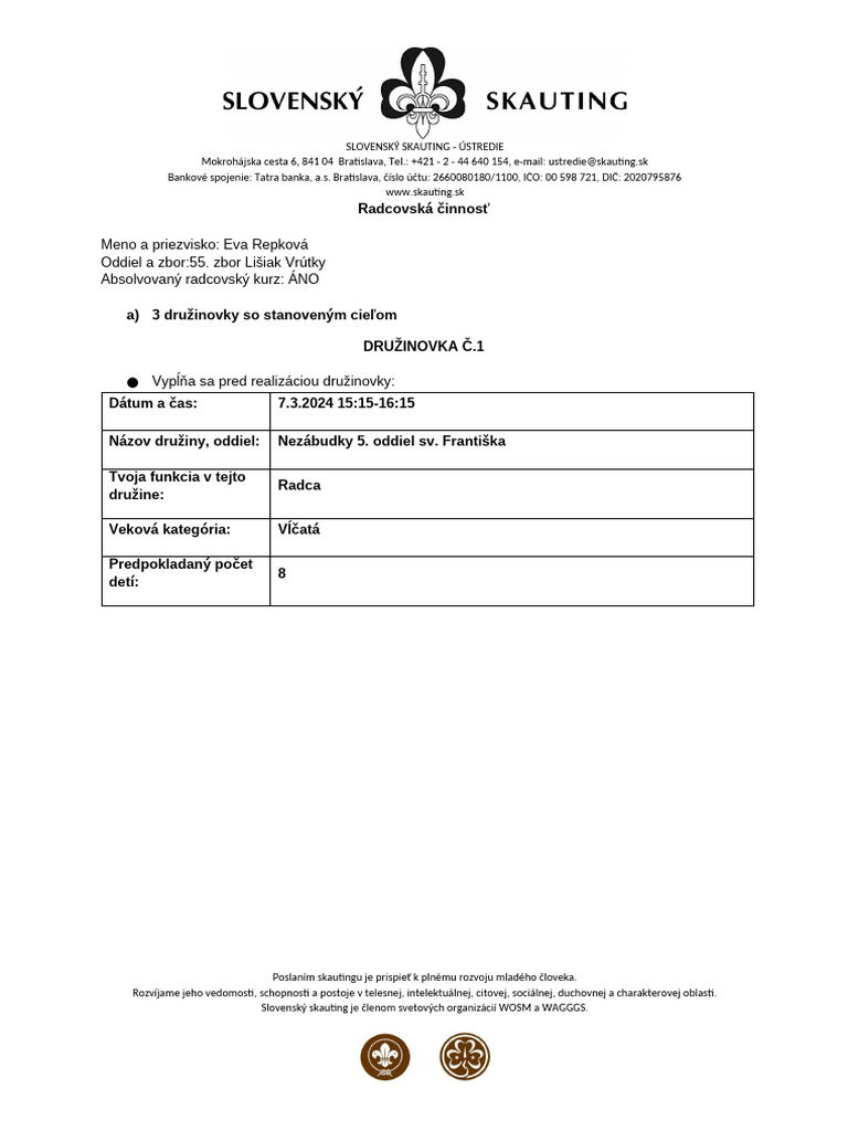 Radcovská Činnosť-Eva Repková | PDF