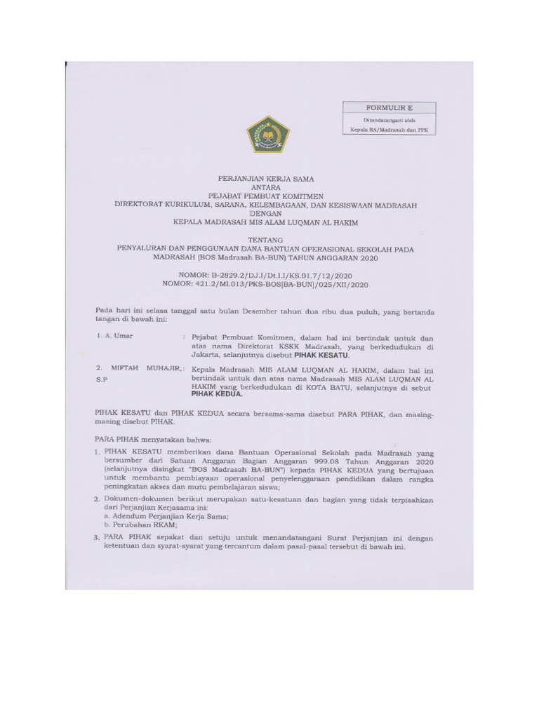 PKS BOS BA-BUN | PDF