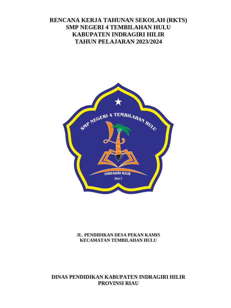 RKT SMPN 4 Tembilahan Hulu-2023-2024 | PDF