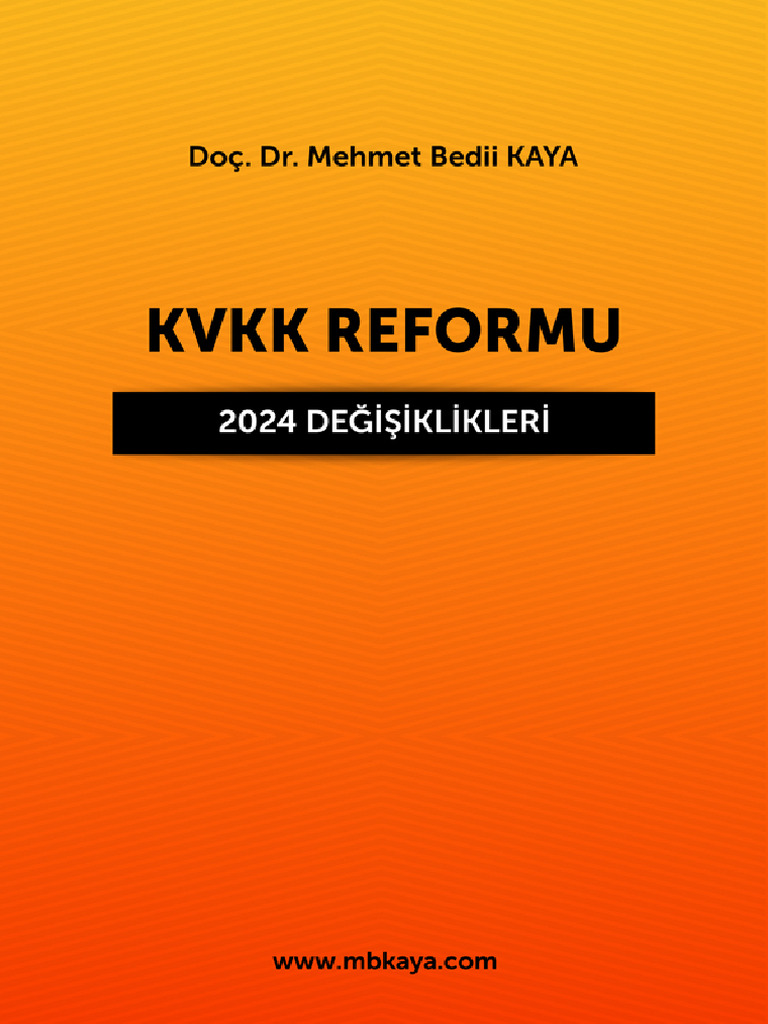 KVKK Reformu | PDF