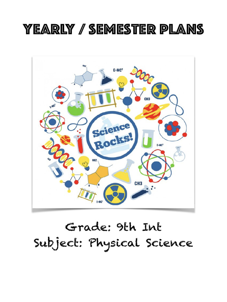 9th Grade Physical Science Plans | PDF