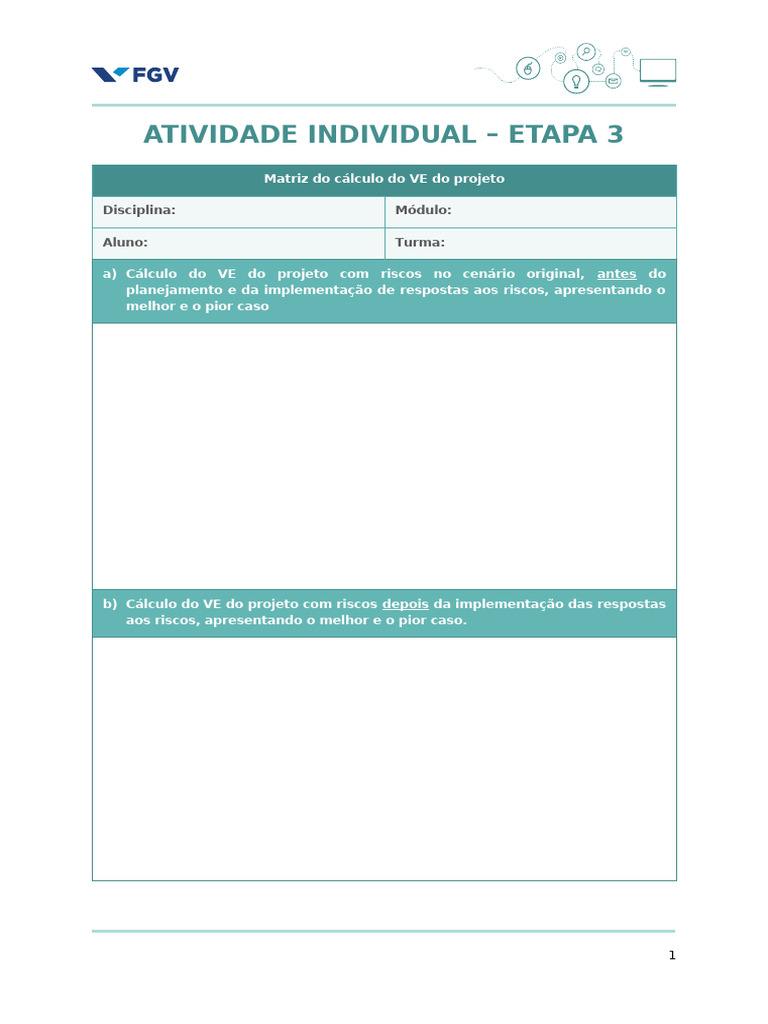 Cleber Matriz Ai Pgo Etapa 3 | PDF