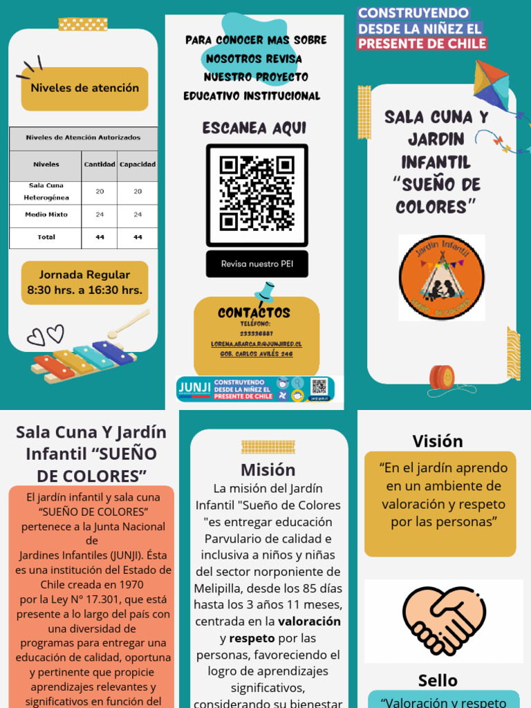 Folleto Infantil Para Actividades Proyectos Con Niños Orgánico Bonito ...