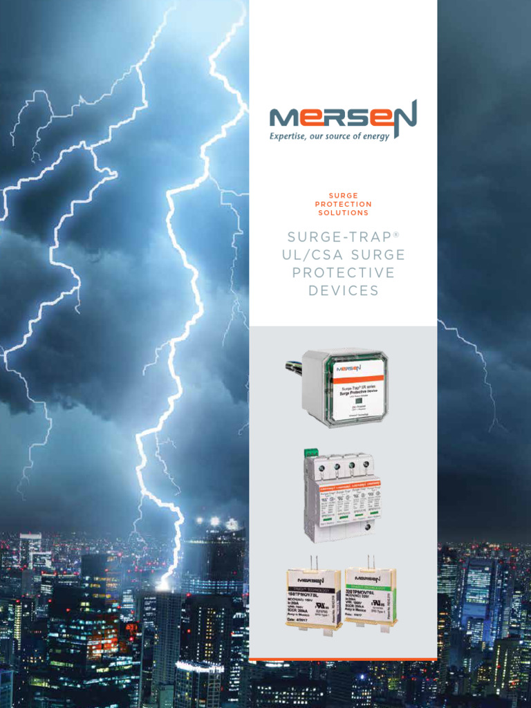 BR Surge Trap UL CSA Surge Protective Devices | PDF | Electric Power ...