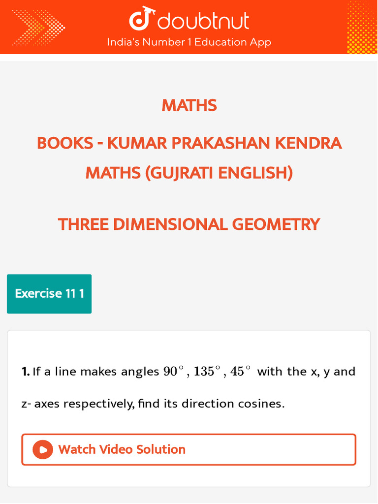 ch 12 | PDF | Line (Geometry) | Euclidean Vector