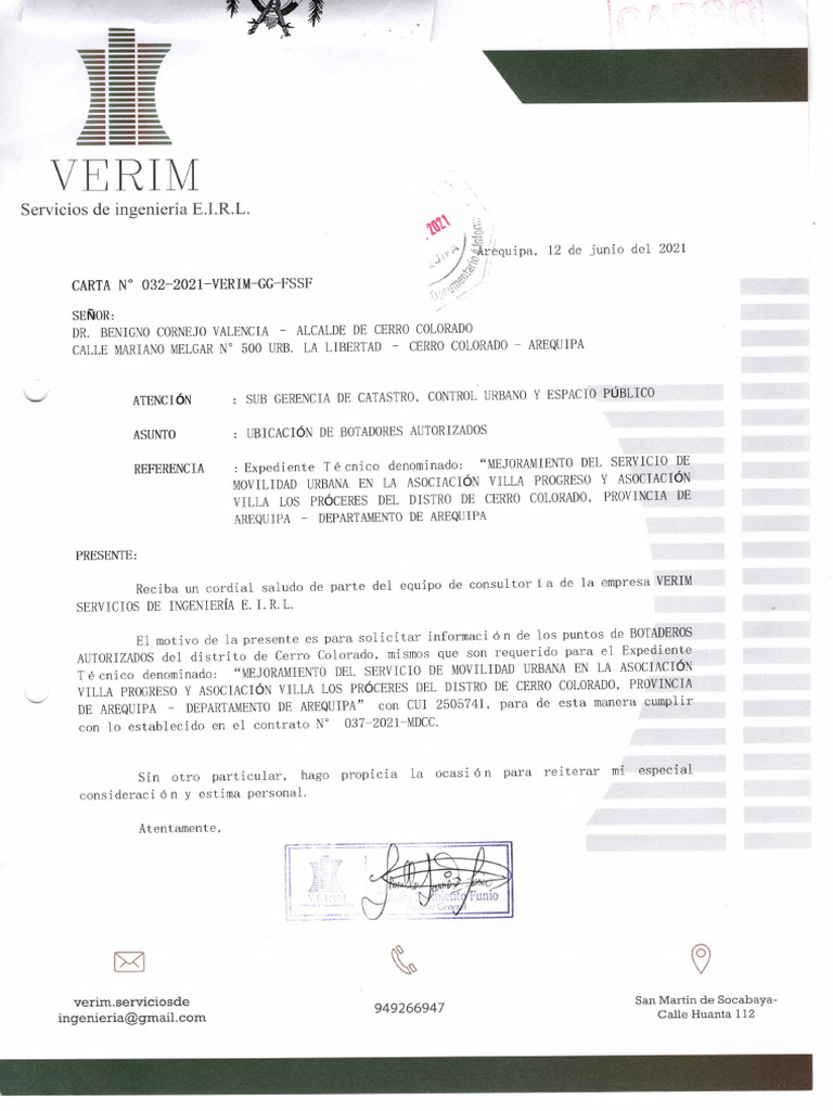 Ubicación de Botaderos Autorizados | PDF