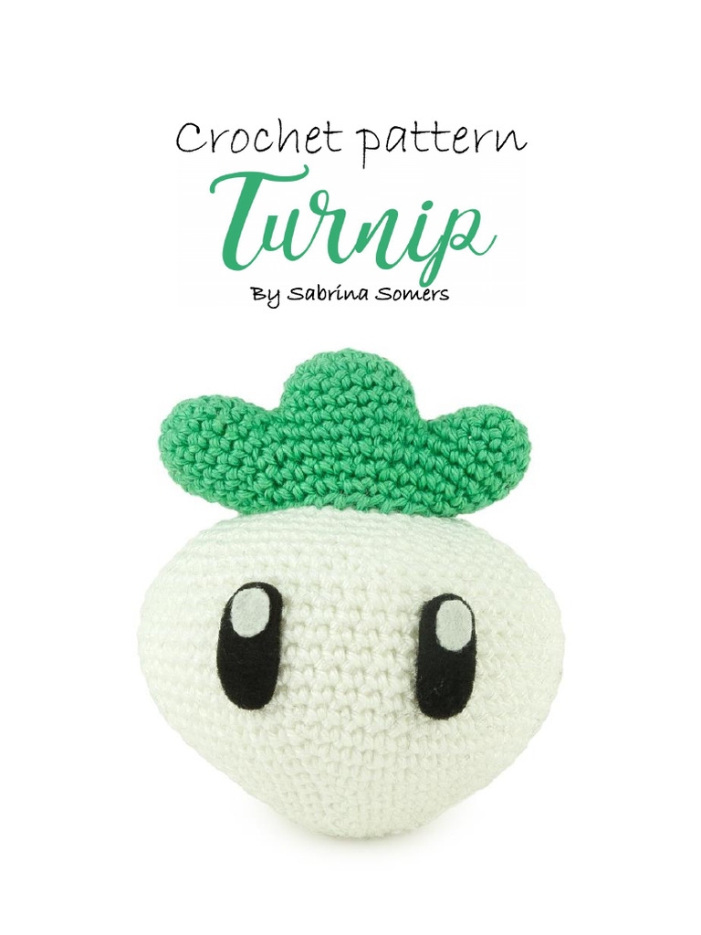 Crochet Pattern Turnip | PDF