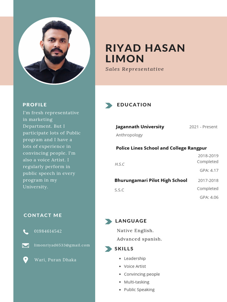 Riyad Hasan: Marketing Profile | PDF