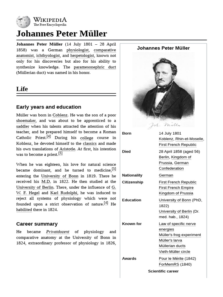 Johannes_Peter_Müller | PDF